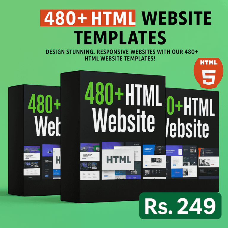 480+ HTML Website Templates – Responsive & Ready-to-Use Designs ...